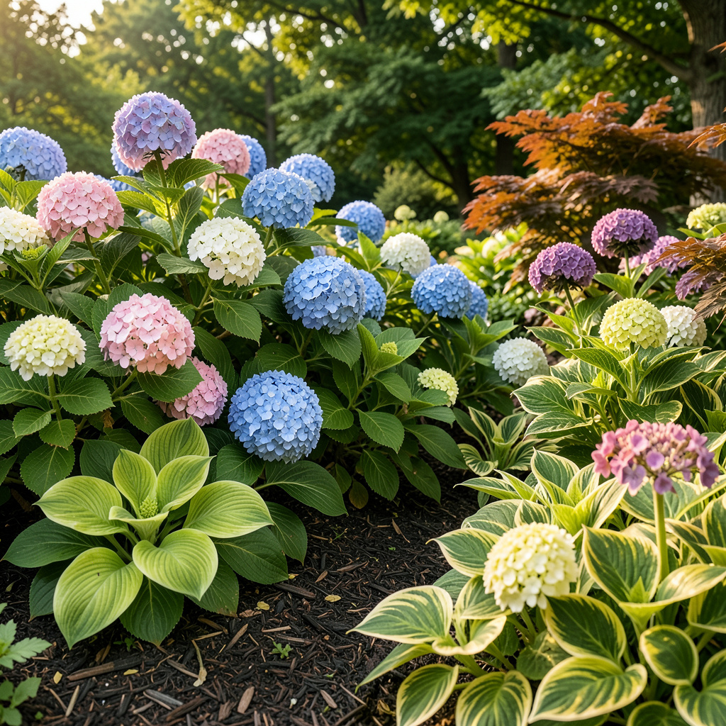 10 Front Yard Landscaping With Hydrangeas And Hostas: Stunning Garden ...